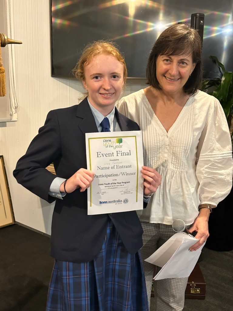 Clare wins Lions’ youth quest 2023 - Gunnedah Times