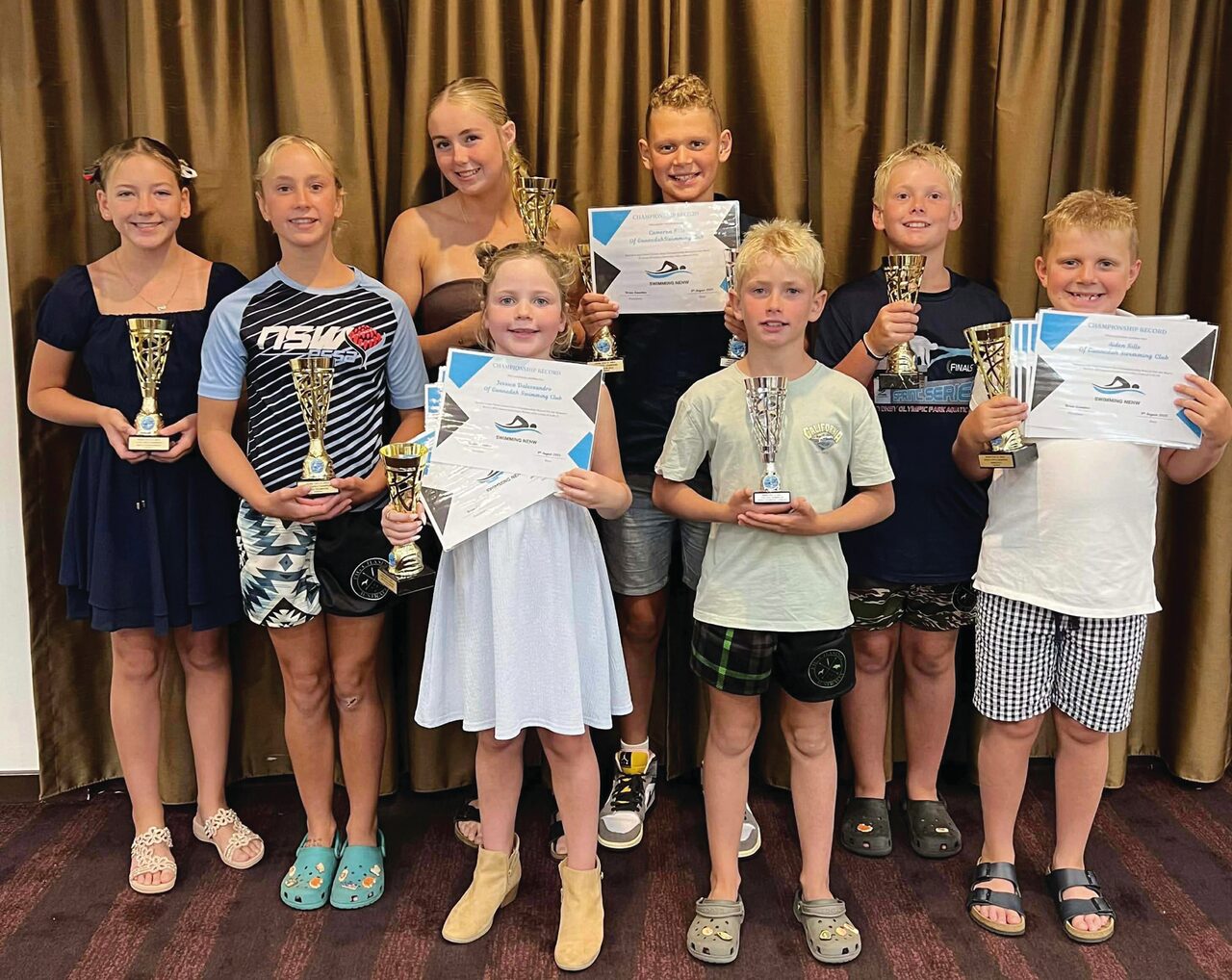 Swimming champions named - Gunnedah Times